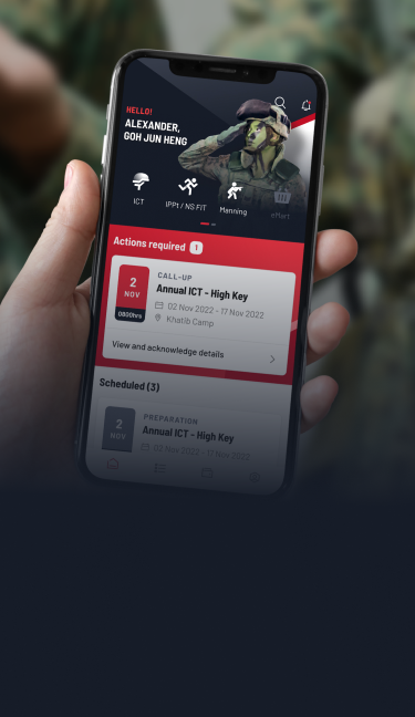 All your National Service matters in one place.